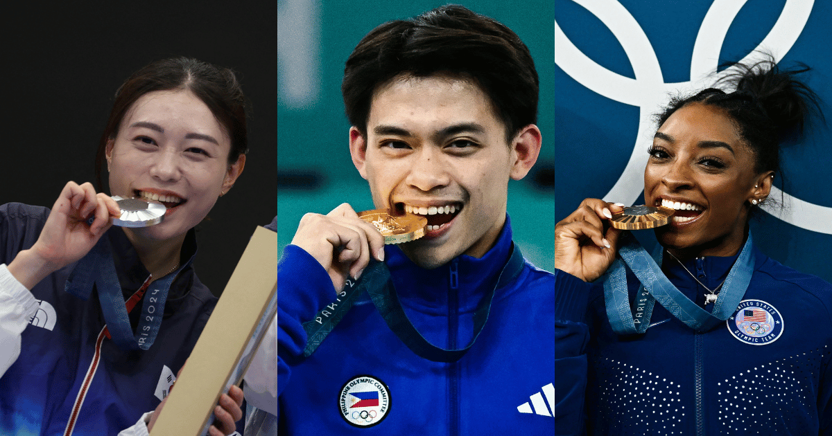 Why do Olympic winners bite their medals? • PhilSTAR Life