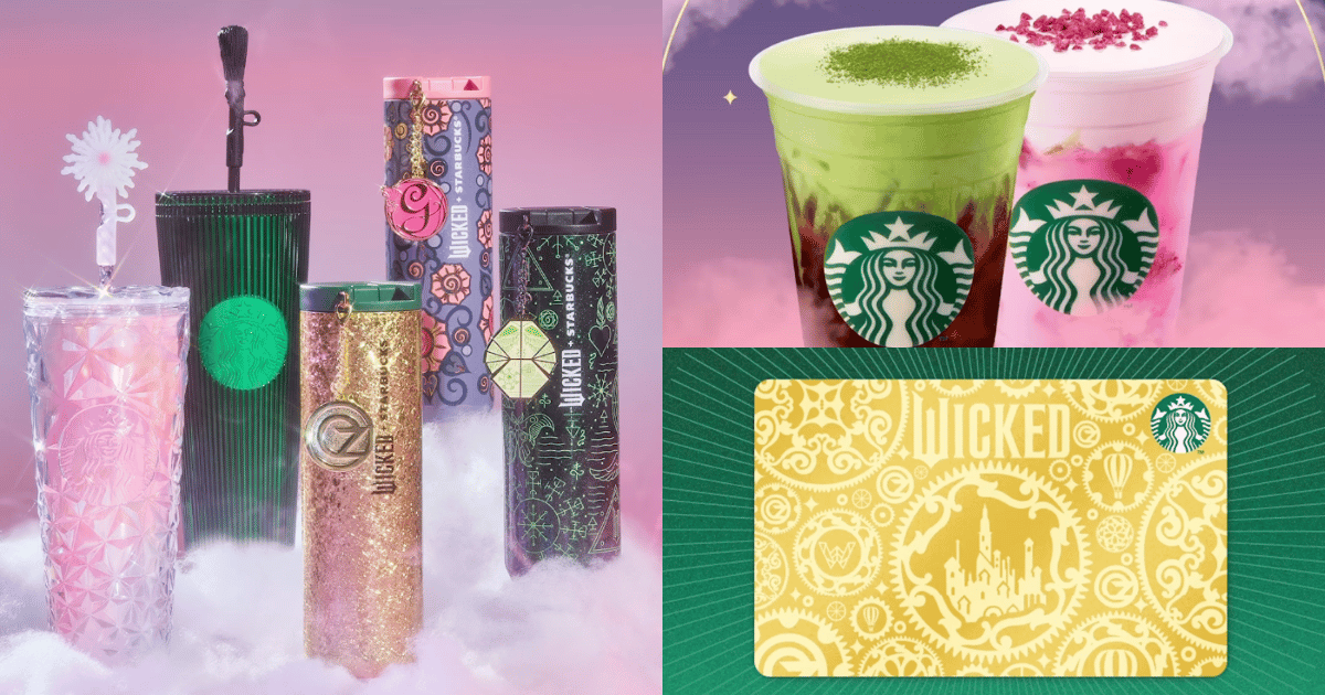 LOOK: Starbucks PH releases limited-edition 'Wicked'-themed merch ...