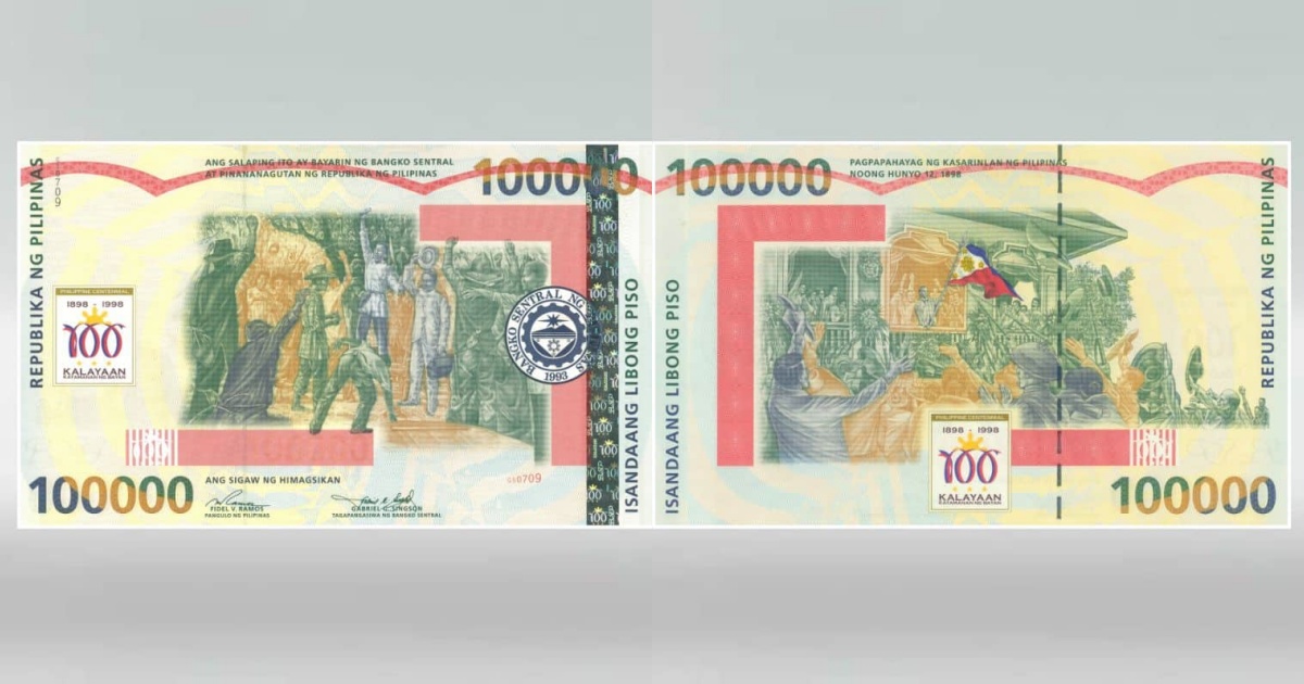 Want to own a P100,000 banknote? Here's where you can purchase one ...