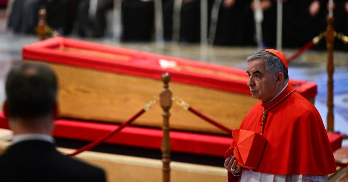 Italian cardinal can't vote in papal election amid embezzlement ...