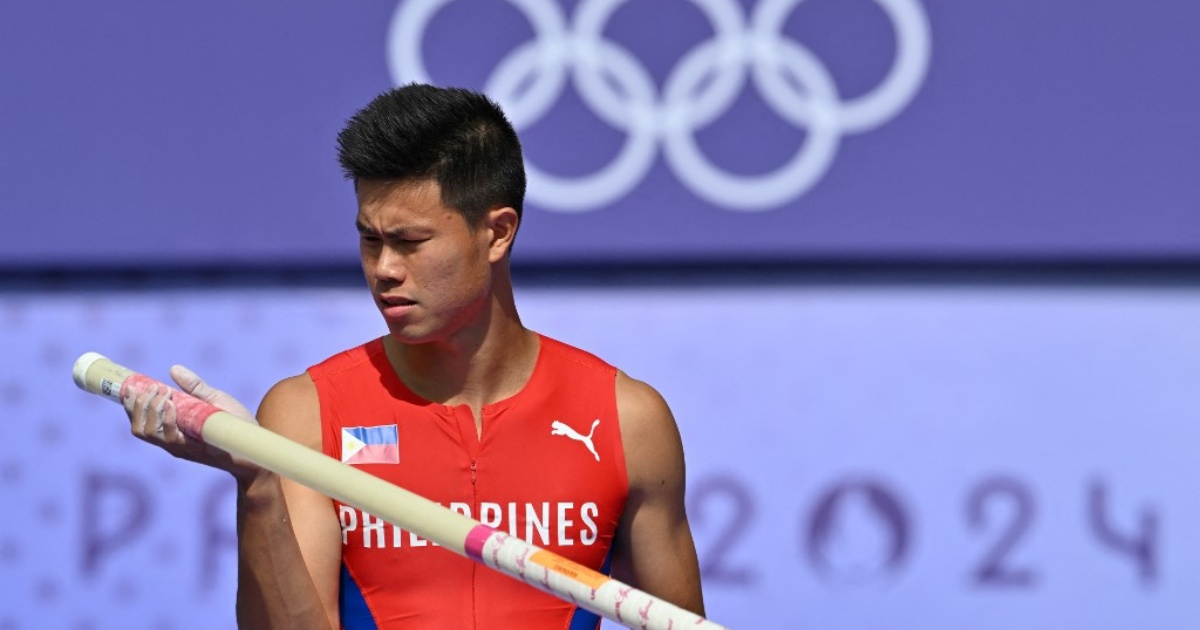 EJ Obiena 'disappointed' for missing podium finish at 2024 Paris ...