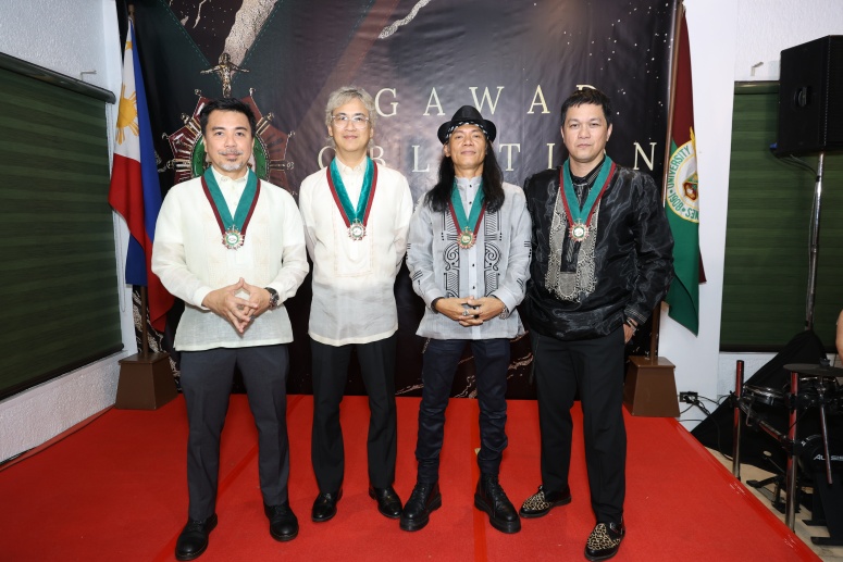 OPM legend Eraserheads conferred the UP Gawad Oblation, the university ...