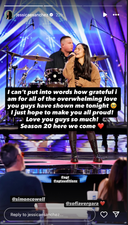 Jessica Sanchez shares glimpse of pregnancy after getting 'AGT' golden ...