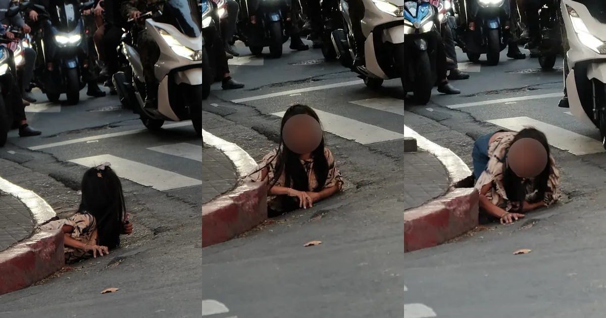 TRENDING: Person seen coming out of sewer in broad daylight in Makati ...