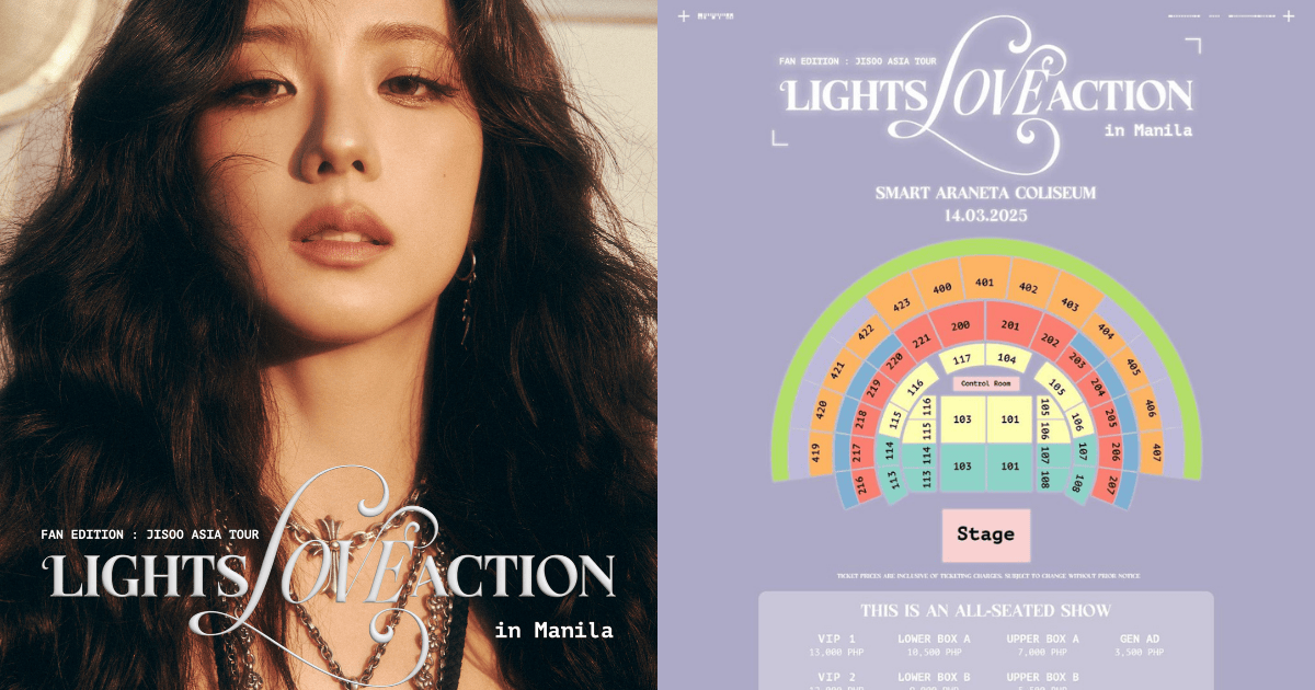 LOOK: Ticket prices, seat plan for Jisoo’s Manila fan meet this March ...