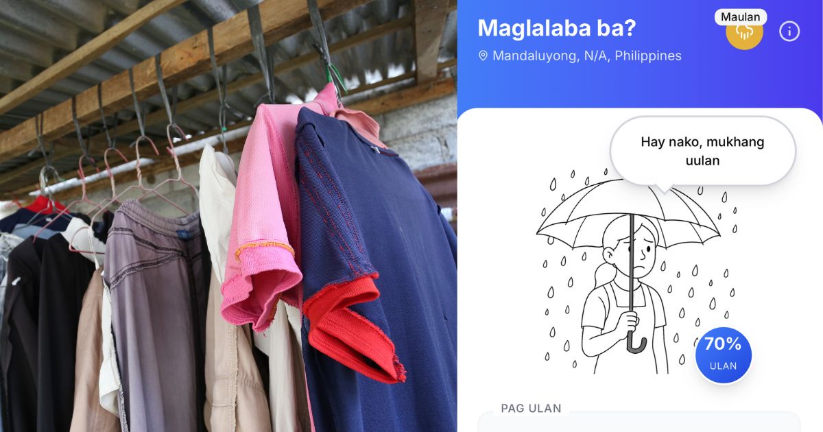 This Pinoy student created an app to find the best time for laundry ...