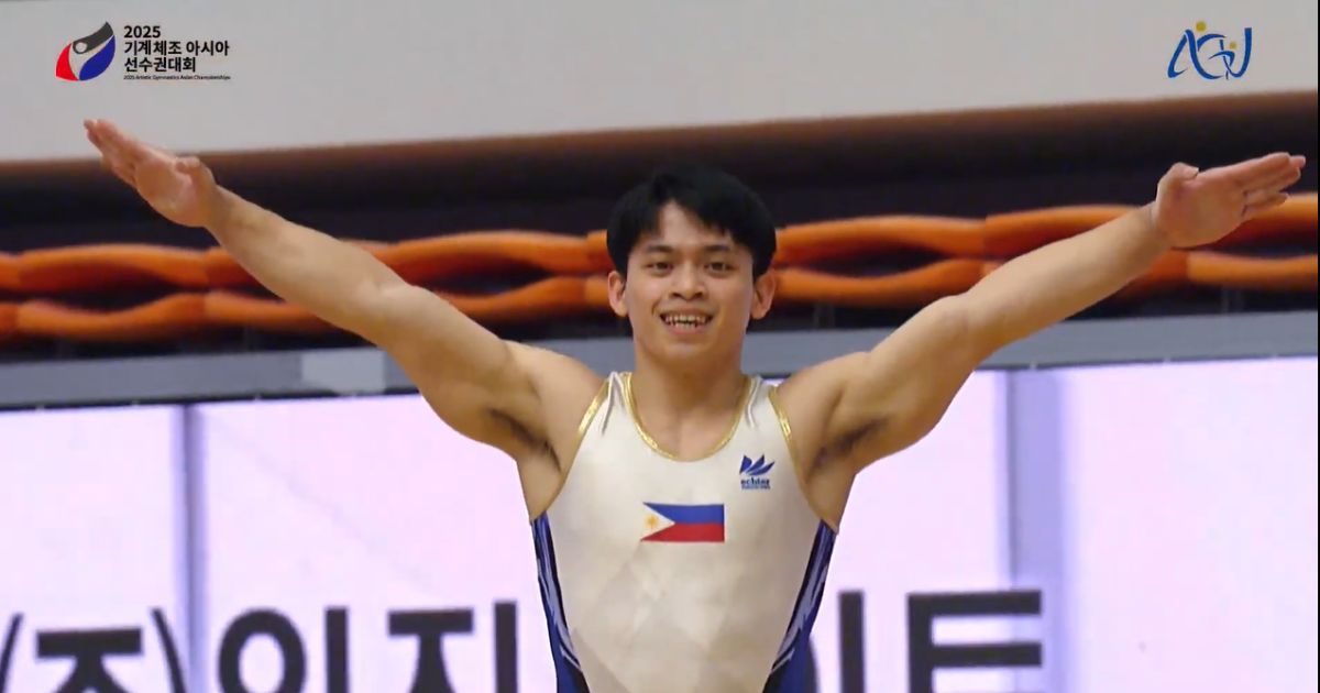 Carlos Yulo bags fourth straight gold at 2025 Artistic Gymnastics Asian ...