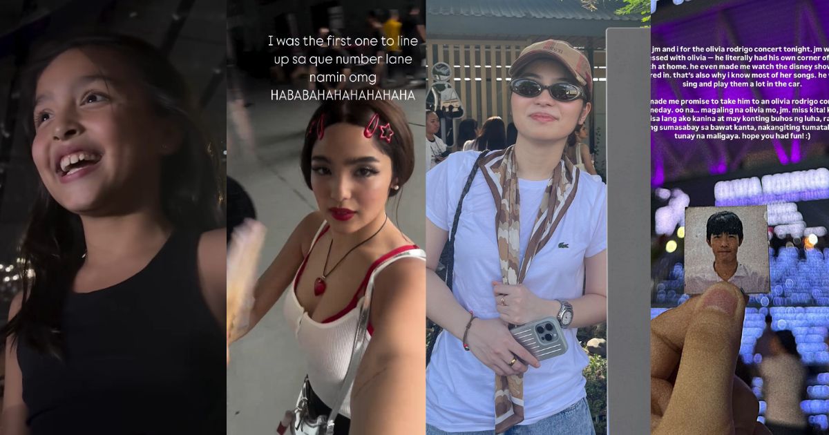 LOOK: Local celebrities spotted at Olivia Rodrigo's 'GUTS' concert in ...