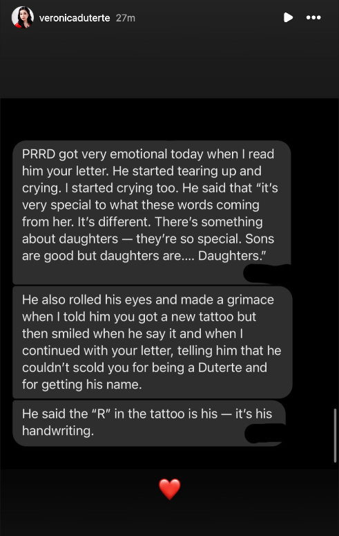 Kitty Duterte gets tattoo of father Rodrigo's name on her wrist ...