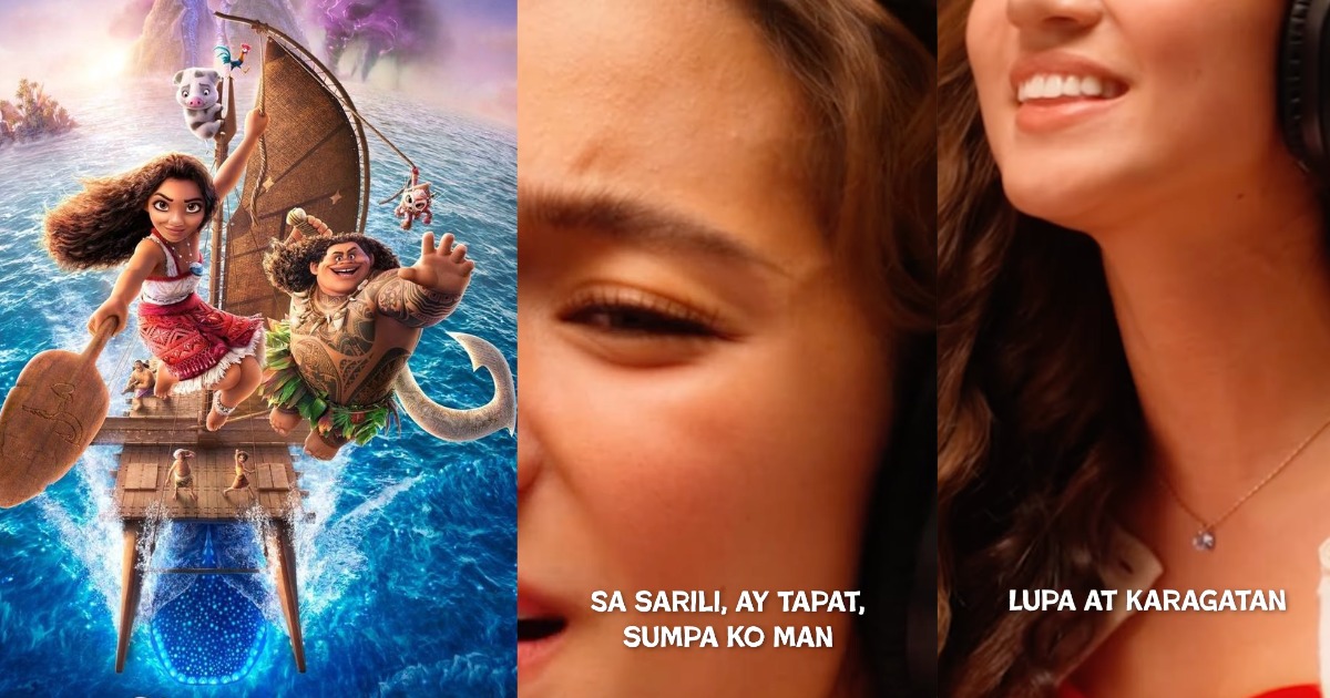 Is Belle Mariano singing the Filipino version of the 'Moana 2' theme ...