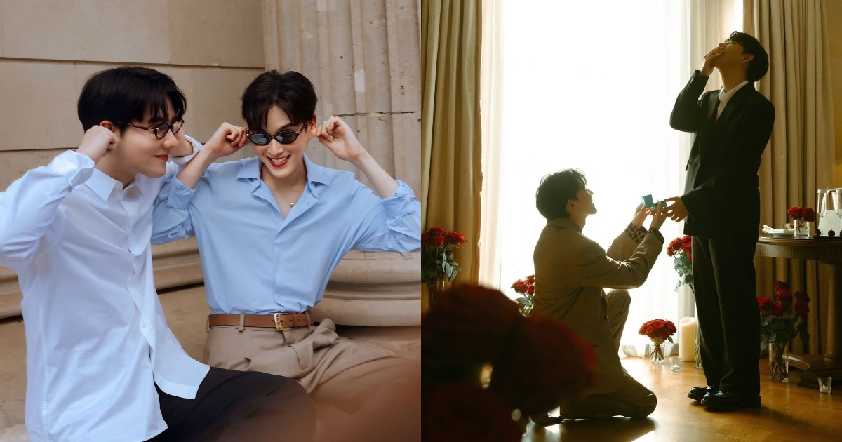 Thai BL actors Both and Newyear announce breakup after getting engaged ...