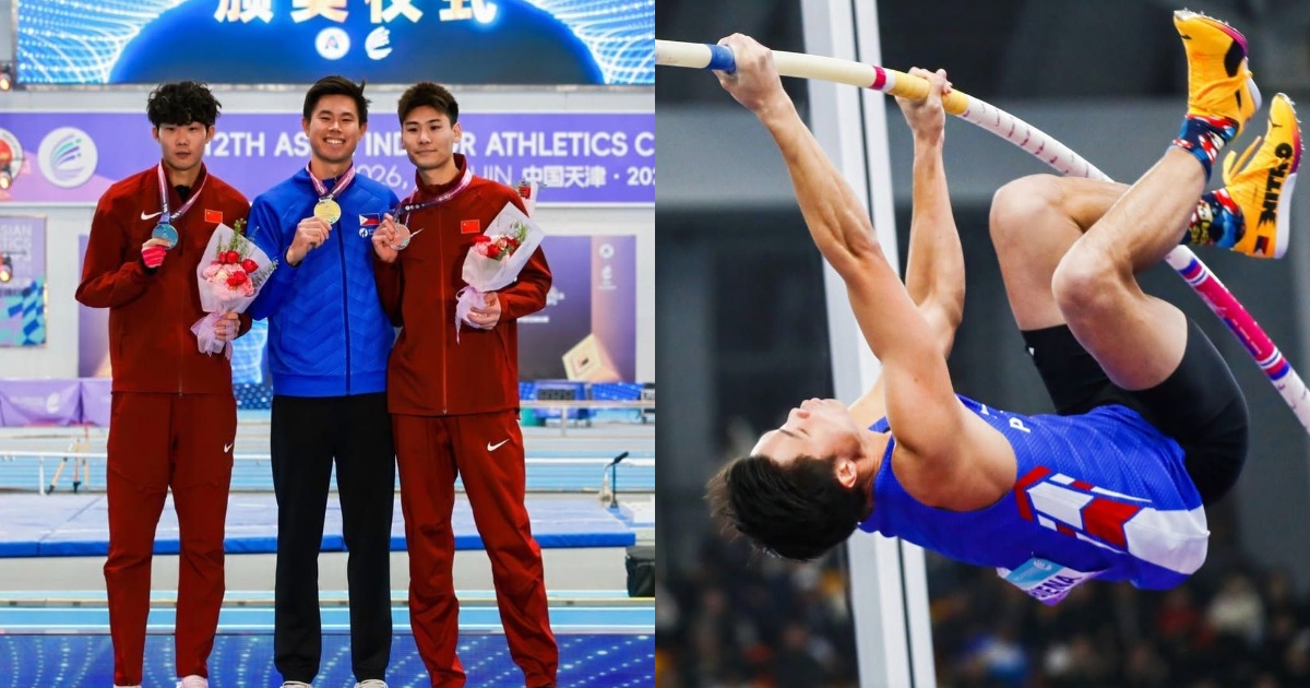EJ Obiena bags gold at 12th Asian Indoor Athletics Championships ...