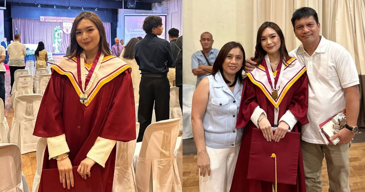 LOOK: Francine Diaz proudly shares photos from senior high school ...