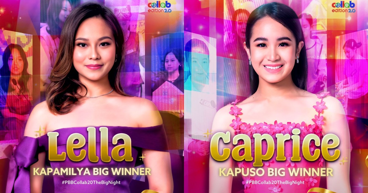 Get to know Lella Ford and Caprice Cayetano, the winners of 'PBB Collab ...