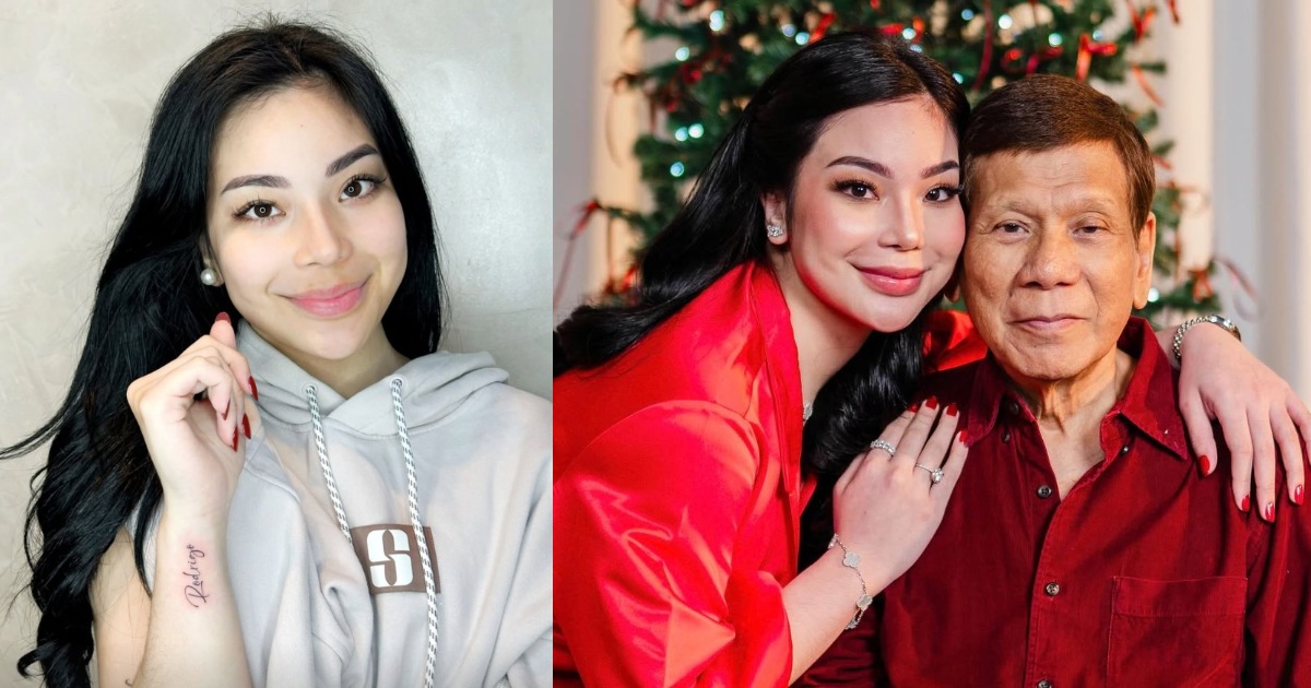 Kitty Duterte gets tattoo of father Rodrigo's name on her wrist ...