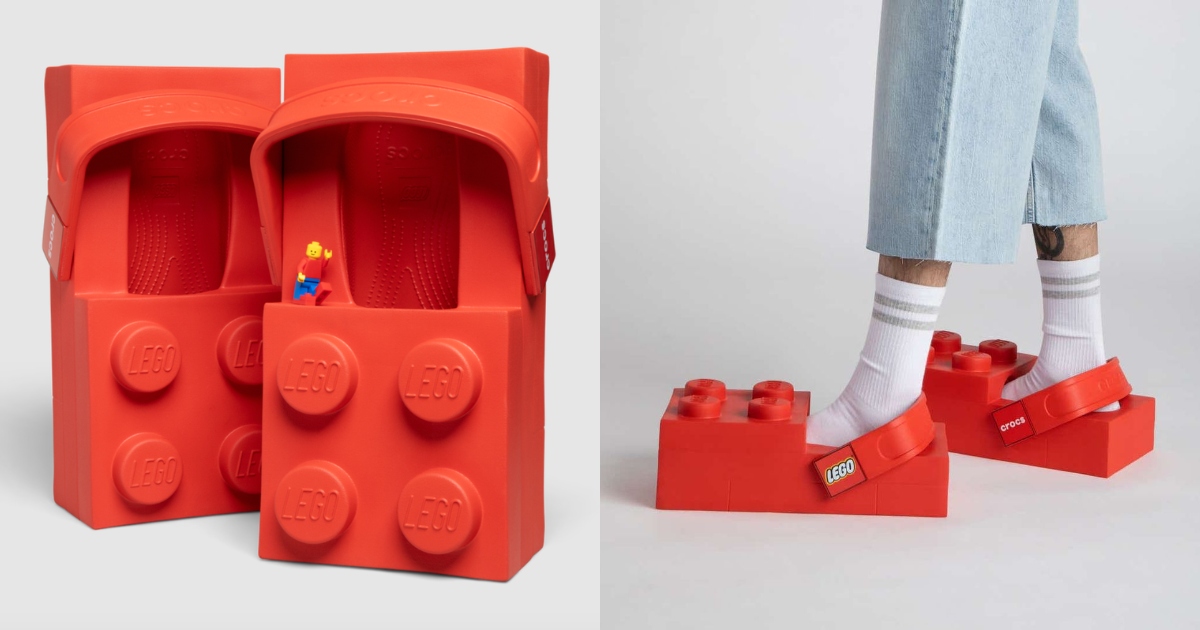 LOOK: LEGO and Crocs to release brick-shaped clogs priced at $150 ...