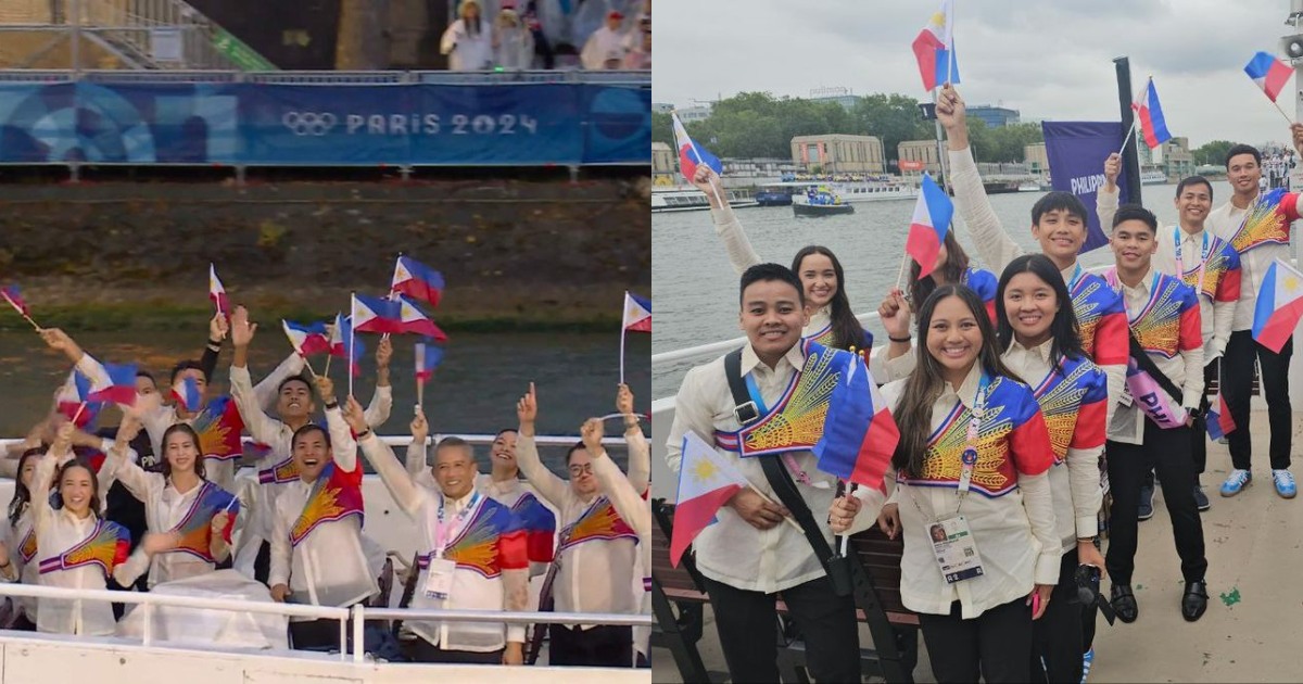 LOOK: Team Philippines at the 2024 Paris Olympics opening ceremony ...