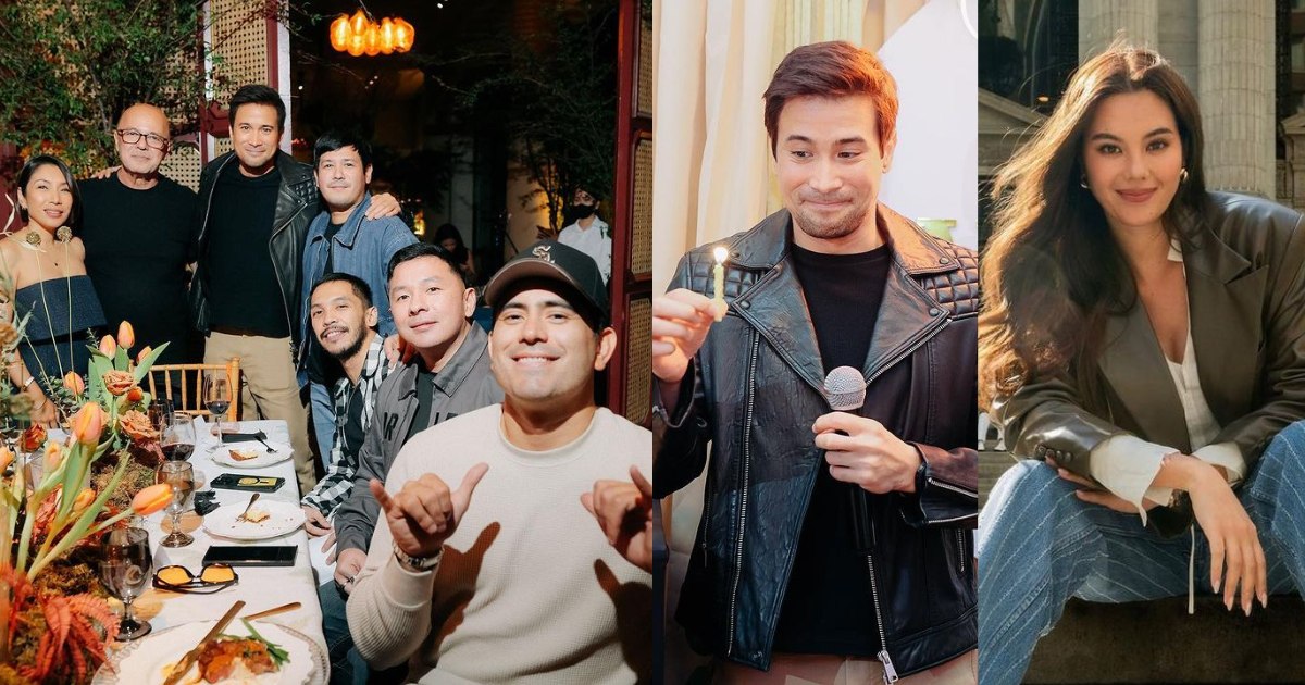 Internet users note Catriona Gray's absence from Sam Milby's 40th ...